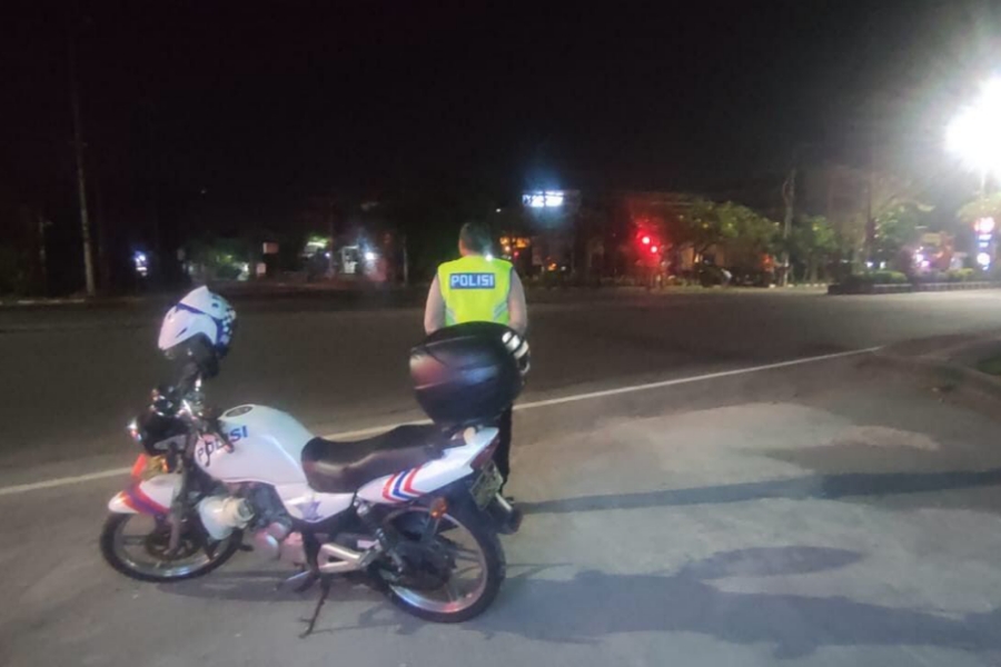 Nomaden dan Susah Ditindak, Polsek Kutsel Gencarkan Patroli Blue Light ...