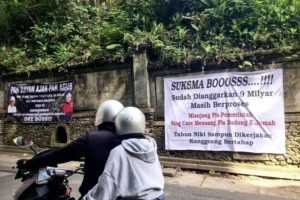 'Perang' Baliho di Ubud, Pemkab Gianyar Jelaskan Proses Perbaikan Jalan ...